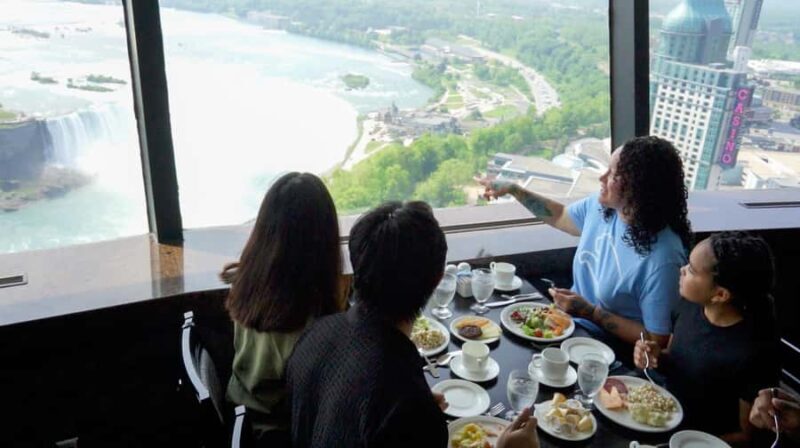 Niagara Falls: USA and Canada Tour with Boat Cruise + Lunch - Crossing into Canada: Panoramic Lunch and Views