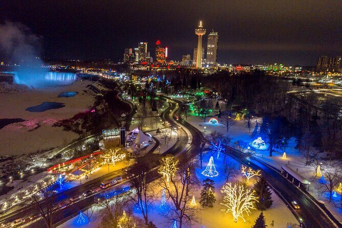 Niagara Helicopters Winter Lights at Night Tour - Key Points