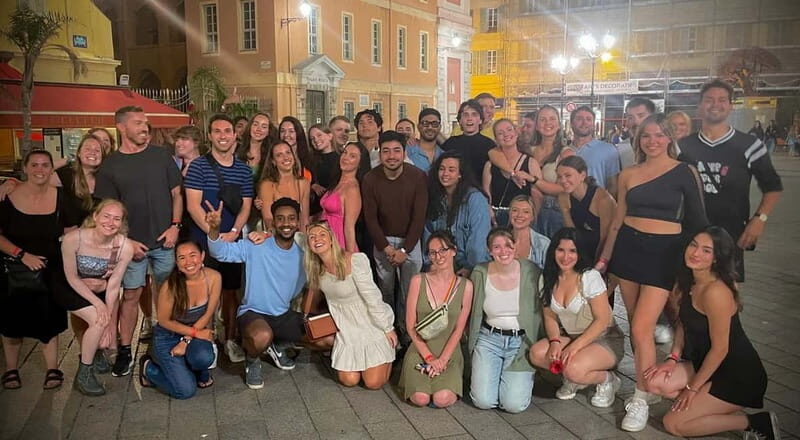 Nice Nightlife: International Pub Crawl, Free Shots, Games - Key Points
