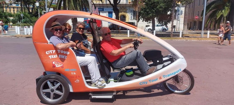 Nice : Visite privé 1H en Vélotaxi avec un guide local. - The Sum Up