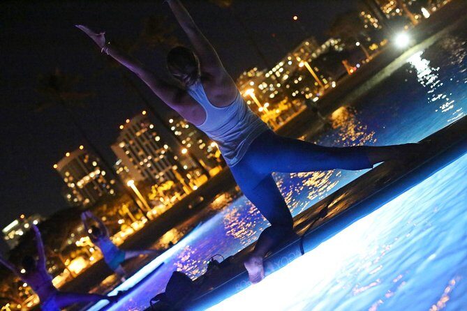 Night SUP Yoga in Honolulu, Hawaii - Key Points