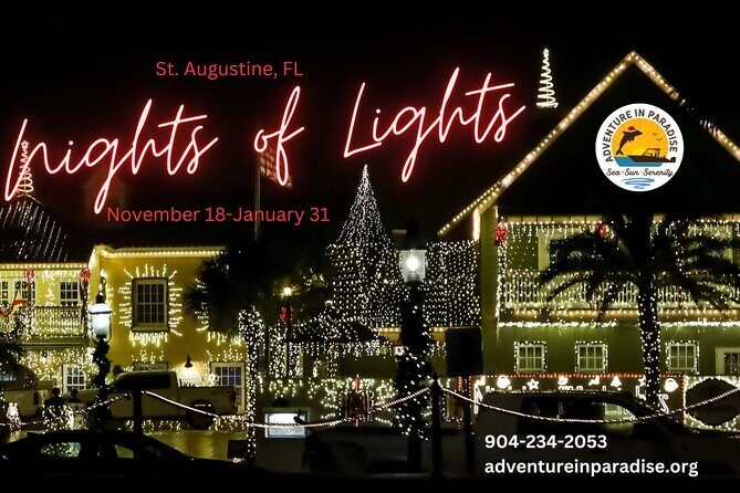 Nights of Lights Private Boat Tour St. Augustine, max 6 passenger - Frequently Asked Questions