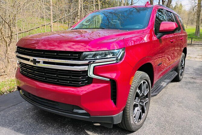 NON BUS PROPOSAL Old Mission Wine Tour in a Cherry Red Tahoe RST - The Experience: What You Can Expect