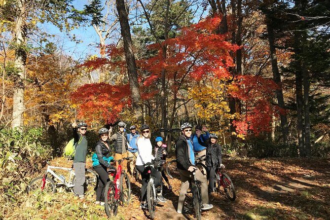 Nopporo Forest Mountain Bike Tour from Sapporo, presenting a retro Cycle cap - Key Points