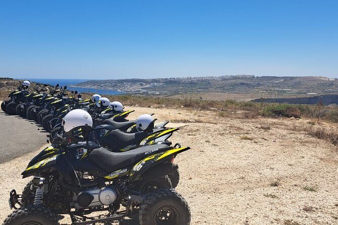 North Malta Quad Bike Tour with Land or Sea Views and Swimming - Key Points