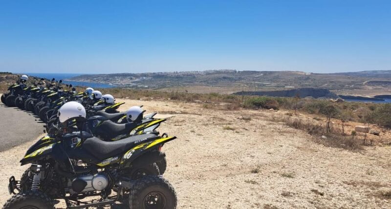 North Malta: Quad Bike Tour with Scenic Land, Sea & Swimming - Coastal Highlights and The Swims