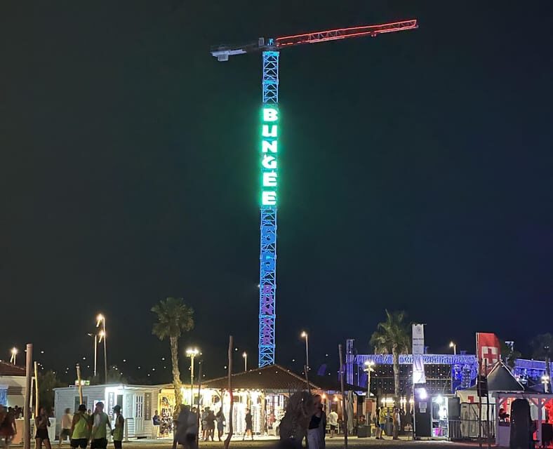 Novalja: Zrce Beach Tandem Bungee Jumping Experience - The Experience at Zrce Beach: What to Expect