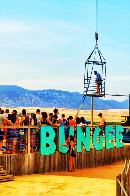 Novalja: Zrce Beach Tandem Bungee Jumping Experience - FAQ