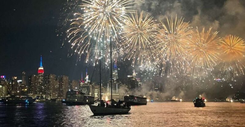 NYC: 4th of July Fireworks Tall Ship Cruise with BBQ Dinner - Key Points