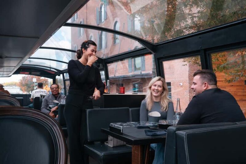 NYC Bustronome Gourmet Sightseeing Dinner Tour Panoramic Bus - FAQ