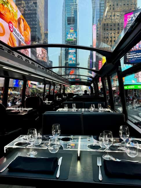 NYC Bustronome Lunch Tour - What to Expect from the NYC Bustronome Lunch Tour