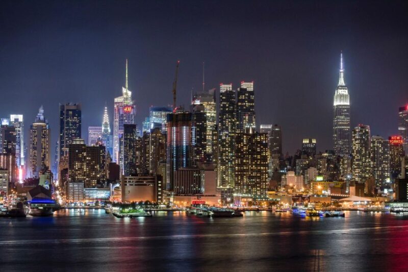 NYC: City Skyline Sightseeing Bus Tour at Night - Key Points