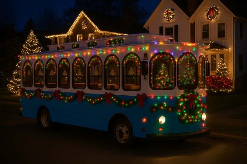 NYC: Dyker Heights Christmas Lights Trolley Tour - The Sum Up