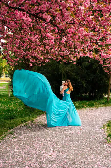 NYC: Flying dress photoshoot Dumbo or Central Park jonadress - Authentic Perspectives from Past Clients