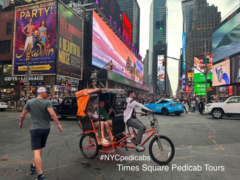 NYC Pedicab Tours: Central Park, Times Square, 5th Avenue - FAQ