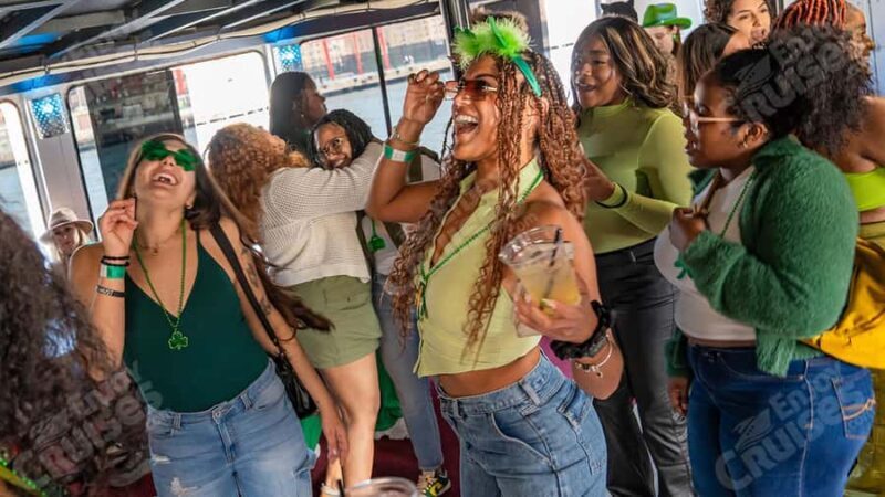 NYC: St Patrick's Day Booze Cruise w/ Drinks, DJ, City Views - The itinerary and what makes each part special