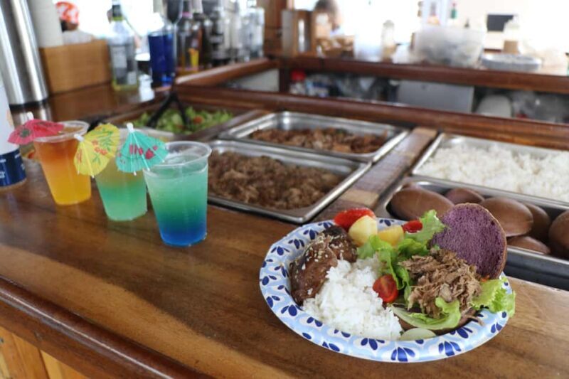 Oahu: Sunset Snorkeling, Dolphin Watch Cruise, Hawaiian meal - A Closer Look at the Experience
