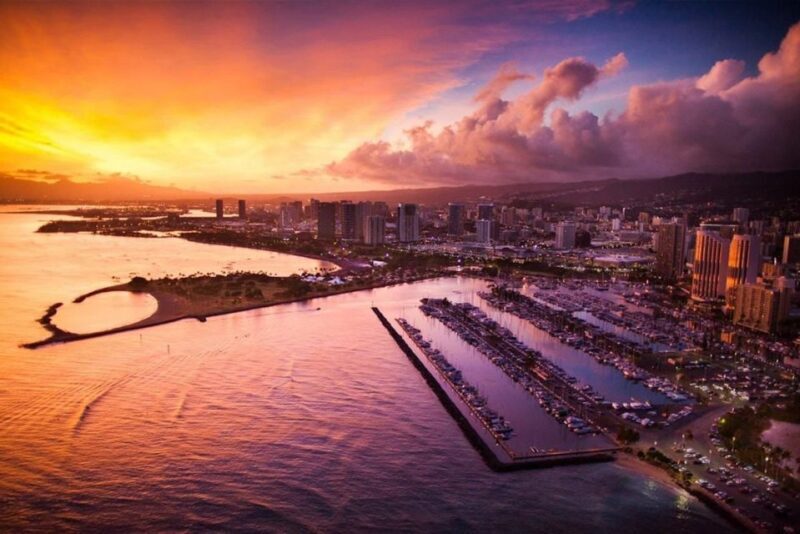Oahu: Waikiki Sunset Doors On or Doors Off Helicopter Tour - The Sum Up