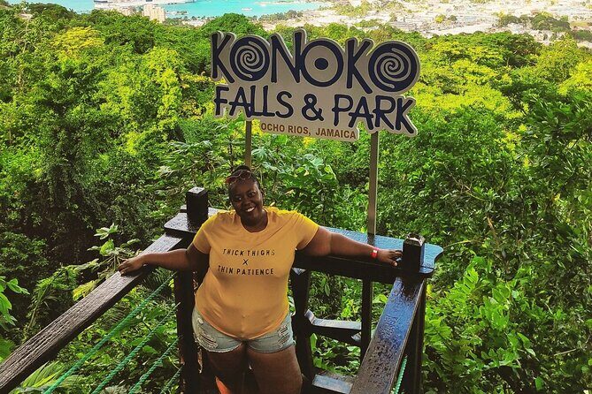 Ocho Rios Mi Crazy: Konoko Falls, Garden and Park with Beach Tour - Relaxing at Mahogany Beach