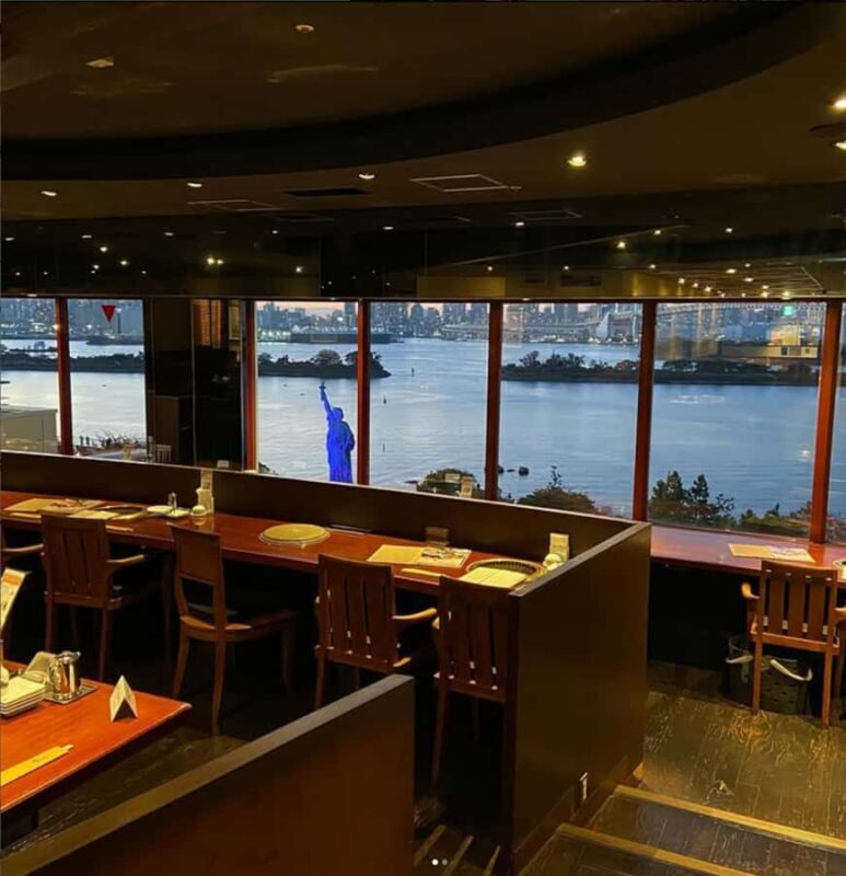 Odaiba: Wagyu BBQ GARUVA reservation  Odaiba Bay View - Key Points