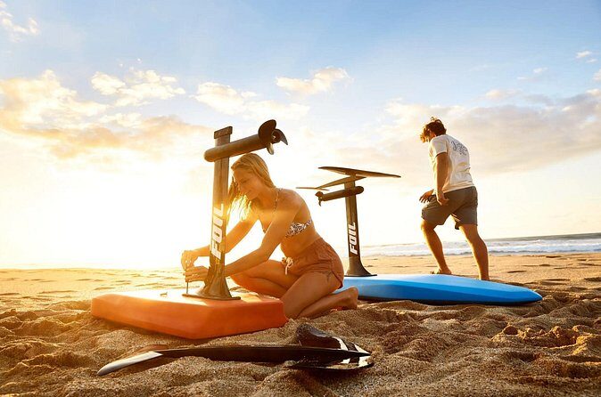 Off-Water Electric Hydrofoil Surfboard  Premium eFoil Adventures - Location and Meeting Point