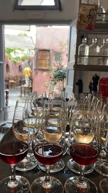 Oia: Wine Tasting with Cold Cuts or Cured Fish - The Wines and Pairings