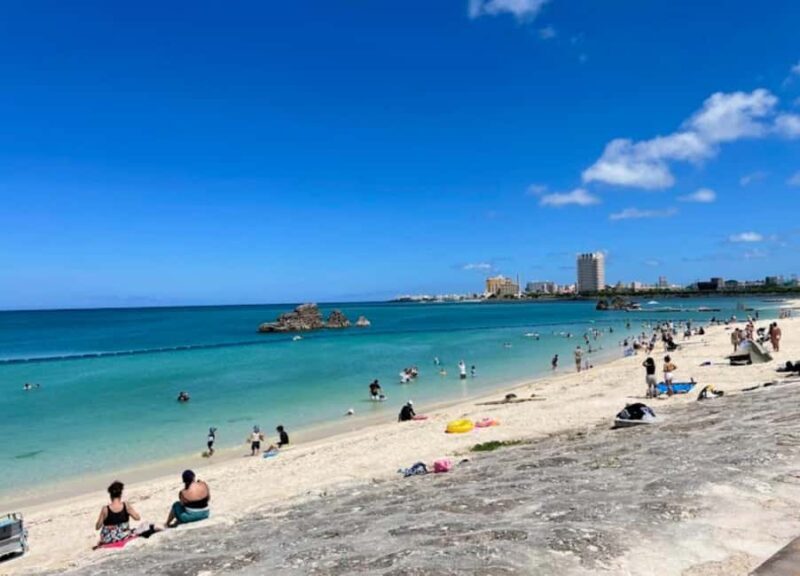 Okinawa: Sunset Beach Walk and Swim with Dinner - Itinerary Breakdown