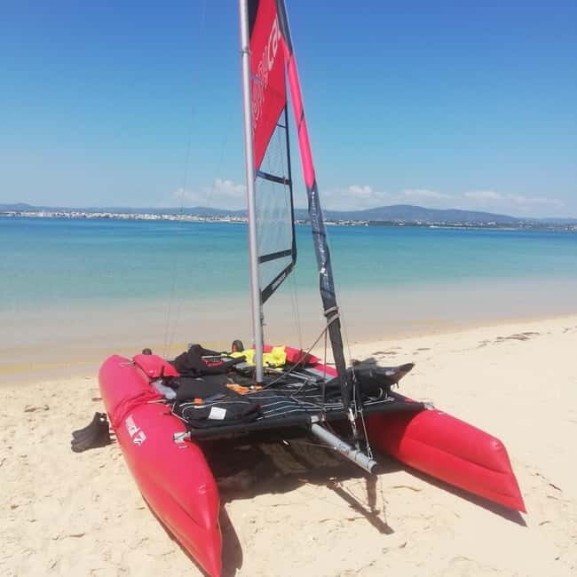 Olhao : sailing tour on a small catamaran on the Ria Formosa - The Itinerary in Detail
