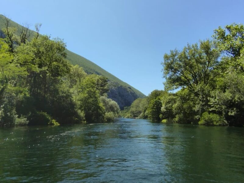 Omi, Croatia: Cetina River Glassboat Cruise And Beer Garden - Starting Point: Knezova Kaia 2
