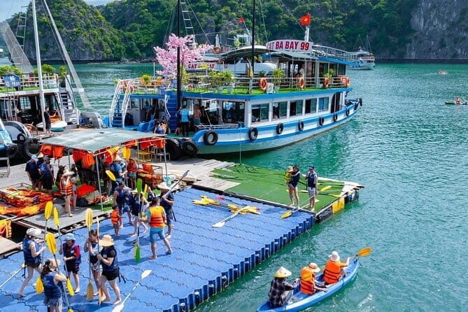 One Day Boat Tour from Cat Ba Island to Lan Ha Bay & Ha Long Bay - Lunch on the Boat
