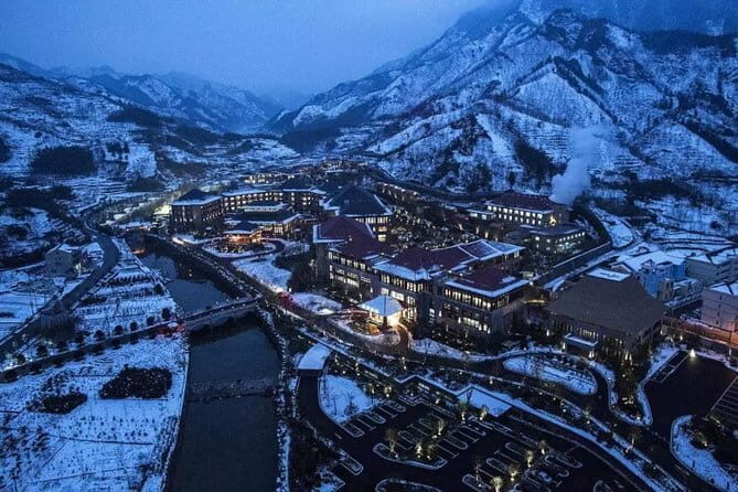 One-day Hangzhou Winter Skiing, Snowboarding and Hot Spring Trip - Relax and Rejuvenate: Tuankou Hot Springs