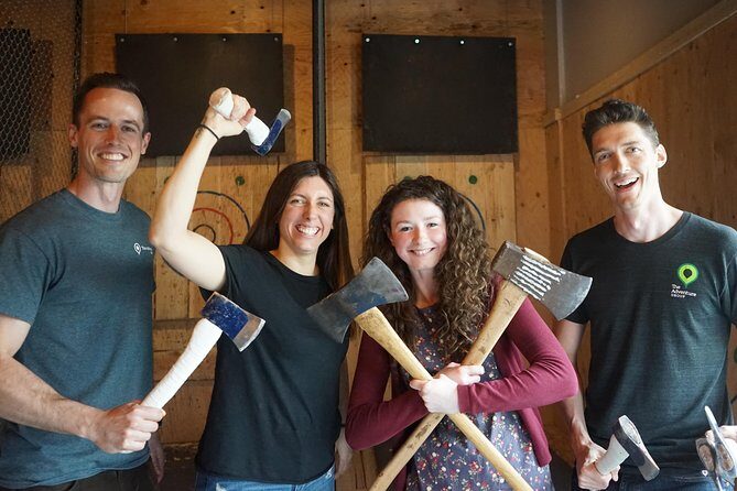 One Hour Axe Throwing Guided Experience in Whistler - Reviewing the Atmosphere and Staff
