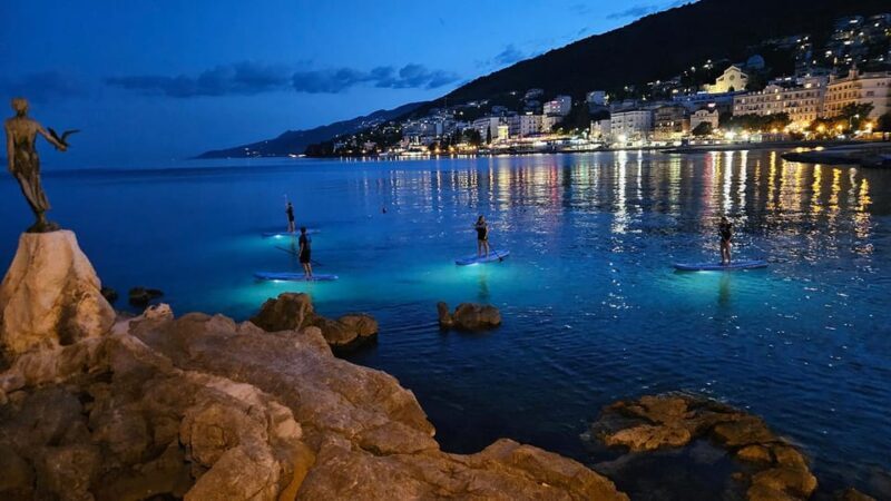 Opatija: Guided SUP Paddleboarding Adventure at Night - The Value of the Experience