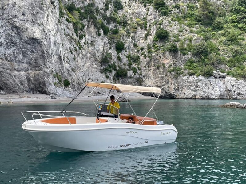 Open Motorboat Rental Allegra 21 Amalfi Coast - The Experience in Detail