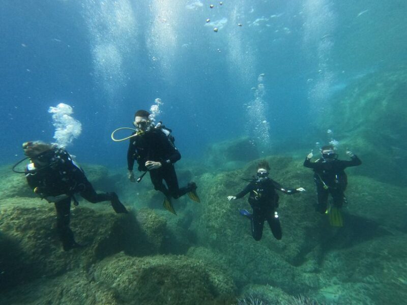 Open Water Diver 1st level course in Villasimius - Key Points