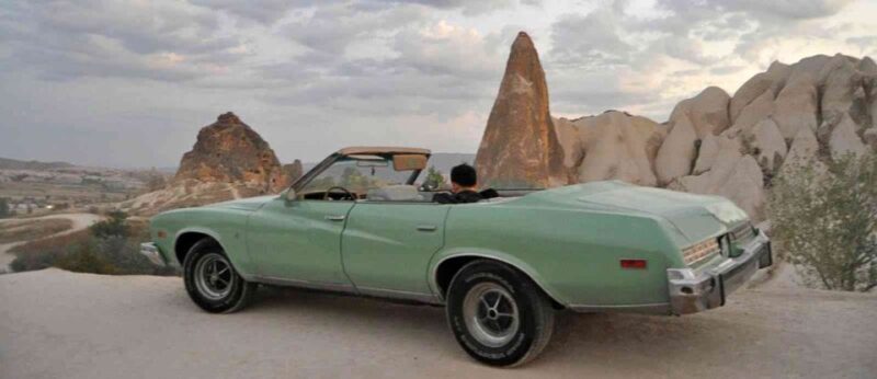 Ortahisar: Balloon ride by classic car in Cappadocia - Key Points