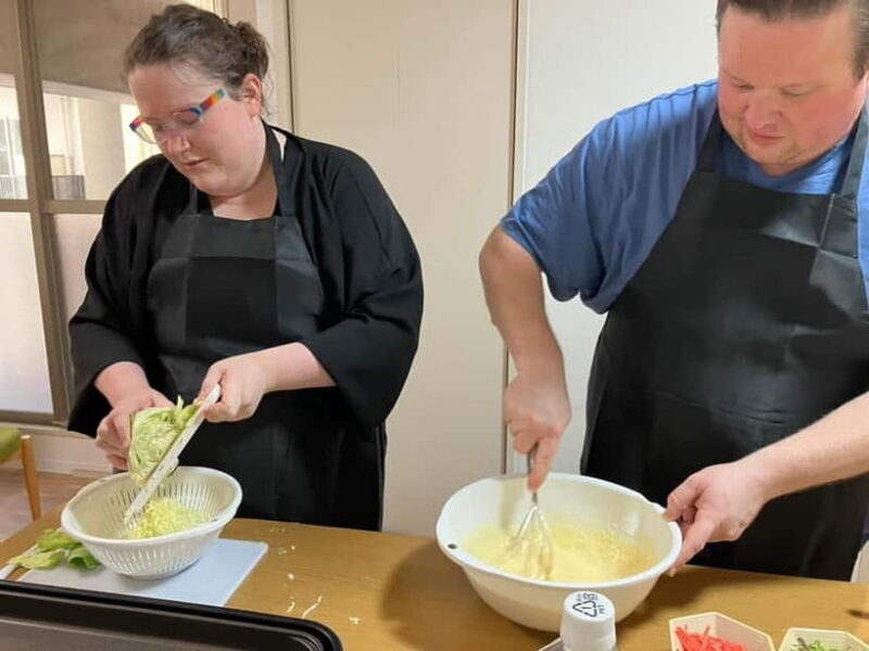Osaka Authentic Tempura & Miso Soup Japan Cooking Class - Key Points
