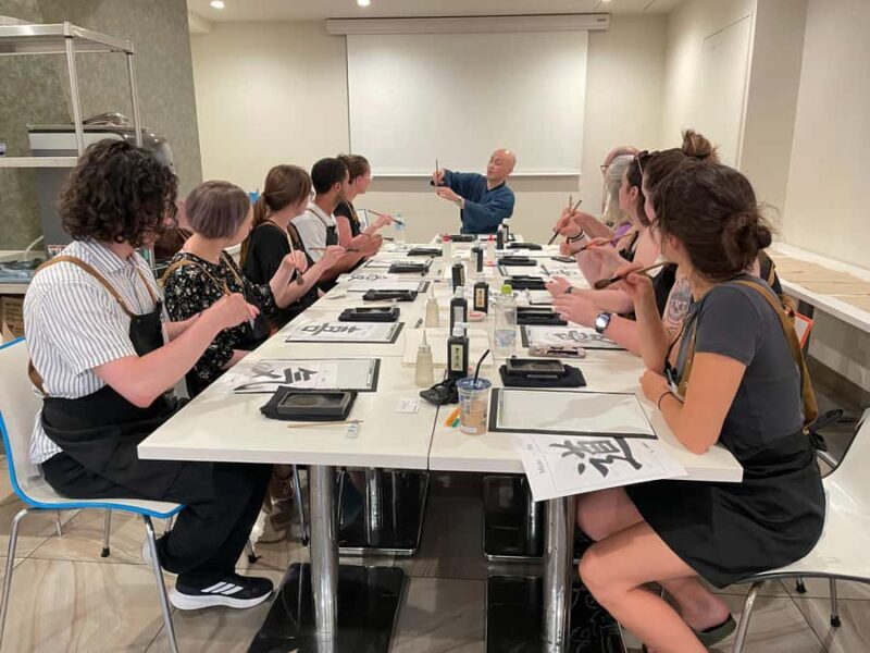 Osaka: Calligraphy Workshop with Tea and Sweets - Key Points