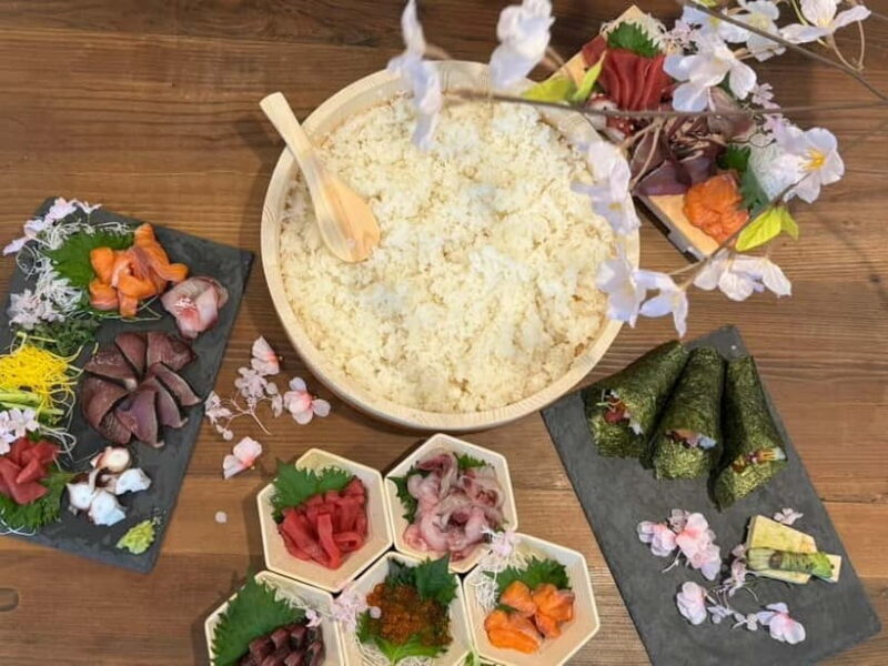 Osaka : Cooking Class hand rolled sushi course in Nanba - Key Points