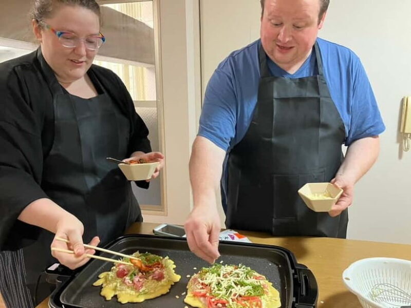 Osaka : Cooking Class Okonomiyaki & Takoyaki course in Nanba - Authentic Flavors and Cultural Insights in Every Bite