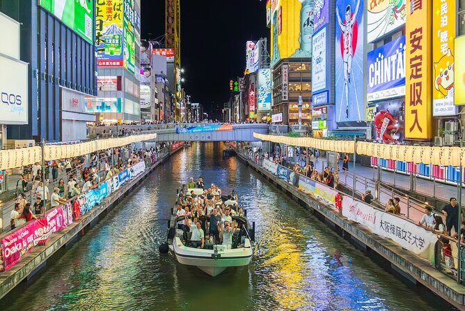 Osaka Dotonbori River Cruise with Glico Sign - Key Points