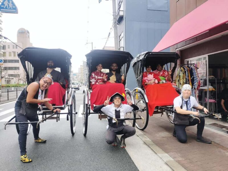 Osaka: Kimono Rental and Rickshaw Ride in Shinsekai - Key Points