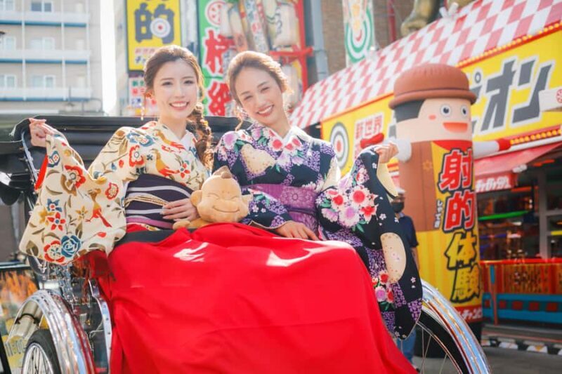 Osaka: Kimono Rental and Rickshaw Ride in Shinsekai - An Authentic Cultural Encounter in Osaka’s Shinsekai