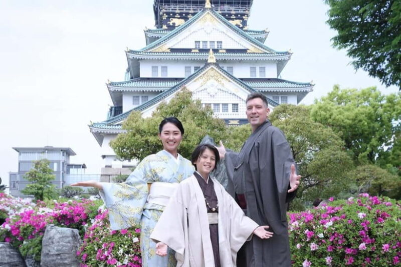 Osaka: Kimono Rental, Photoshoot, and Castle Visit - Key Points