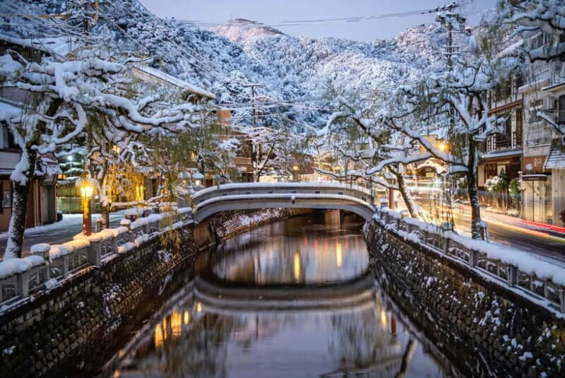 Osaka: Kinosaki Hot Springs and Temple Tour with Meals - Mountain Cuisine and Riverside Soba