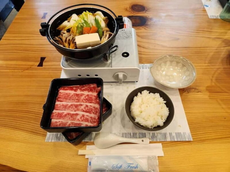 Osaka/Kyoto:Kinkakuji,Arashiyama,FushimiInariShrine,NaraPark - The Lunch Option — Kobe Beef Shabu-Shabu