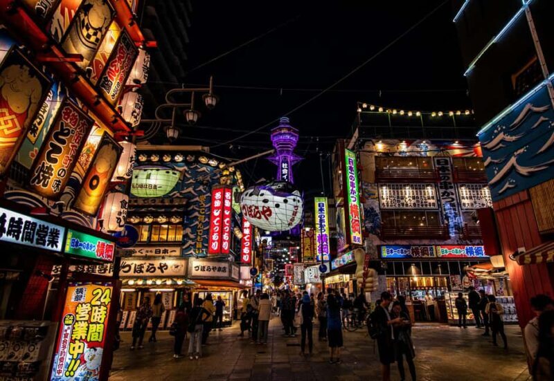 Osaka: Night Tour with Dotonbori & Panoramic Views - Key Points