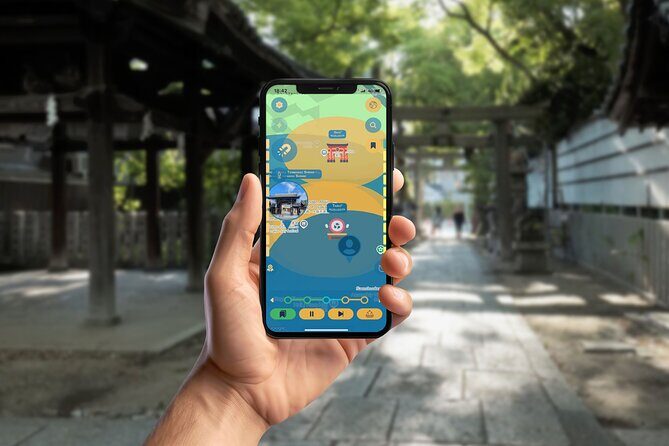 Osaka Oracle GPS App Walking Tour Mobile Game - The Itinerary, Step by Step