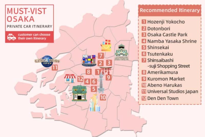 Osaka Private Customizable Sightseeing Tour with Chauffeur - Why Choose a Private Chauffeur Tour in Osaka?