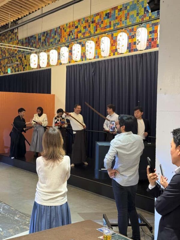 Osaka: Samurai Show & Experience with Wagyu Sukiyaki Option - Dinner: Halal Wagyu Sukiyaki